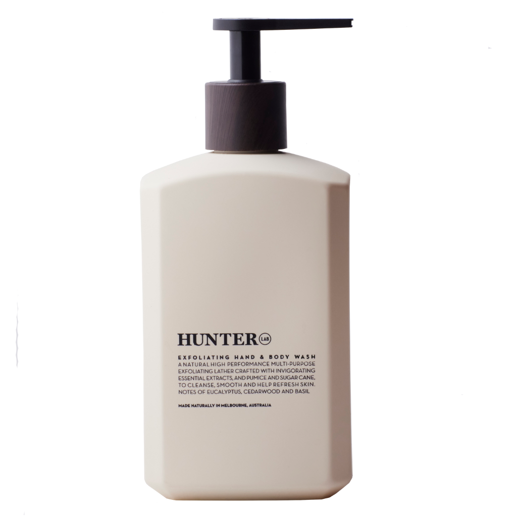 Hunter Lab Exfoliating Hand & Body Wash 550ml - Adore Beauty