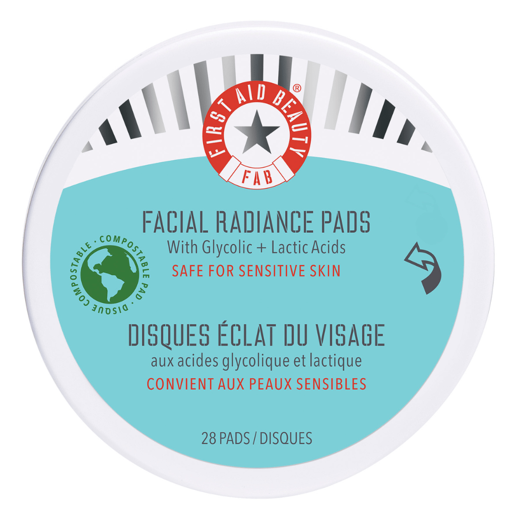 First Aid Beauty Facial Radiance Pads - 28 pads Compostable