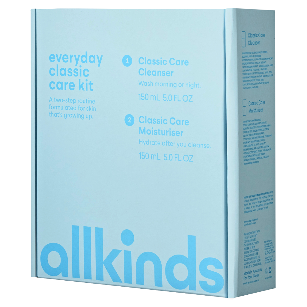 Teen Skincare Made Easy with the Mini Classic Care Set | Allkinds