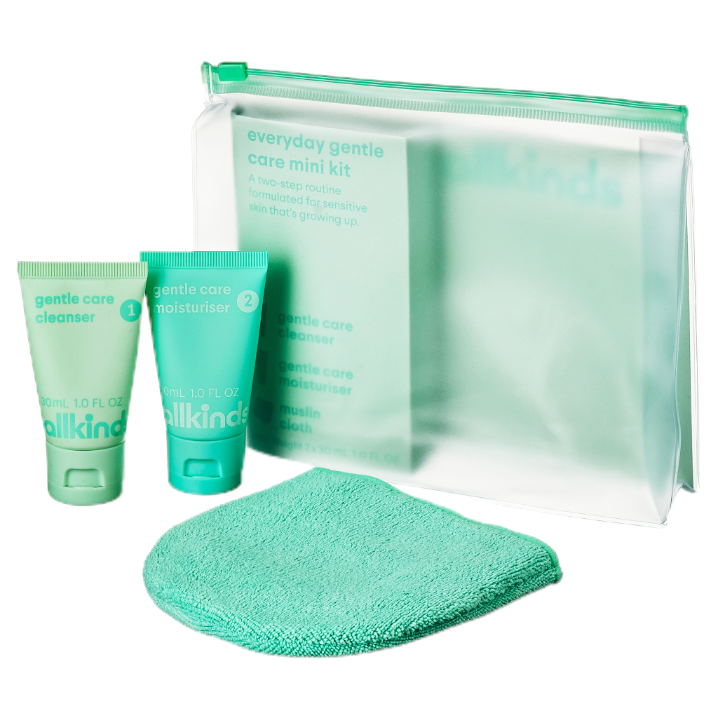 Soothing Mini Skincare Set for Sensitive Teen Skin | Allkinds