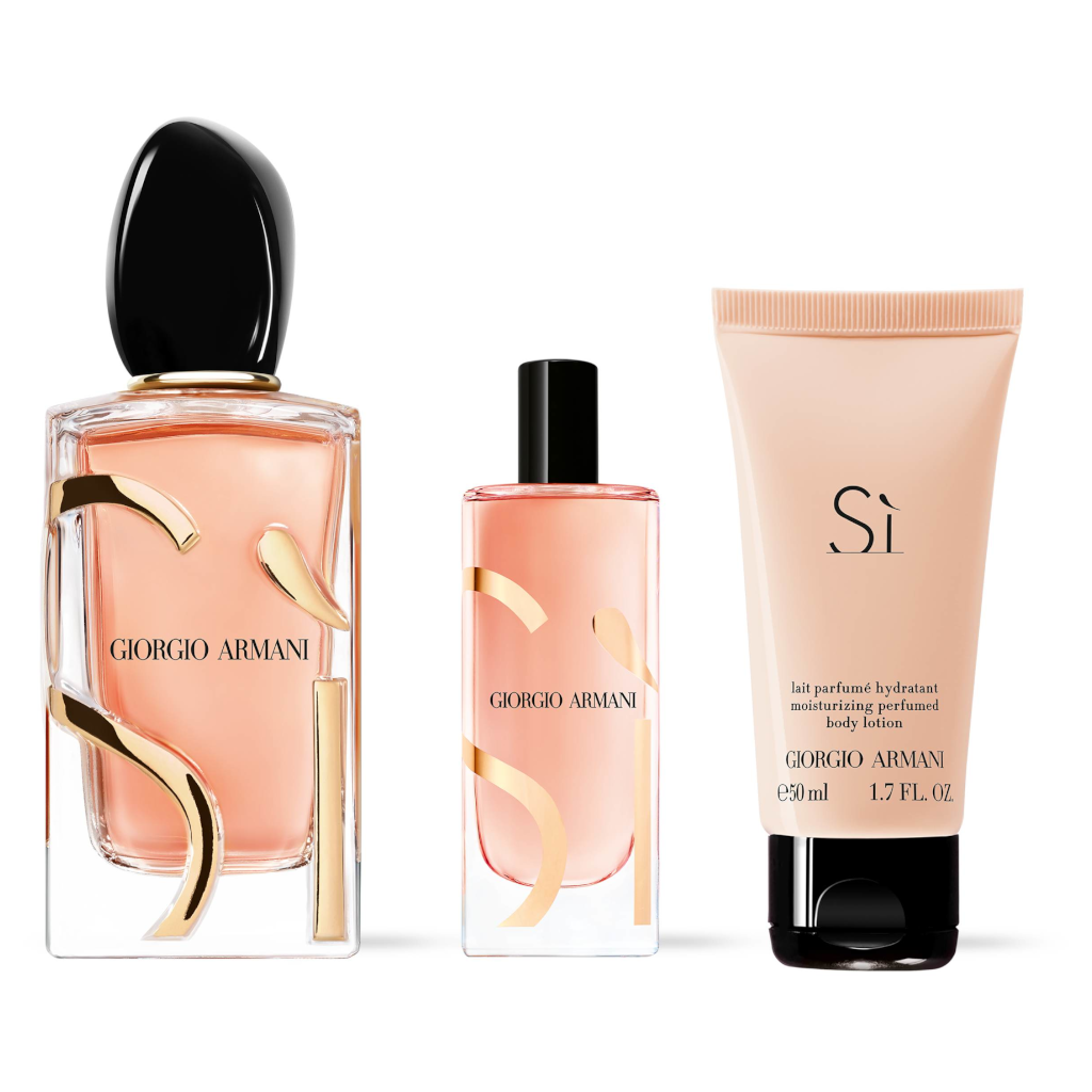 Giorgio Armani Si EDP 100ml Set (V100 + V15 + L50)S24 AU | Adore Beauty