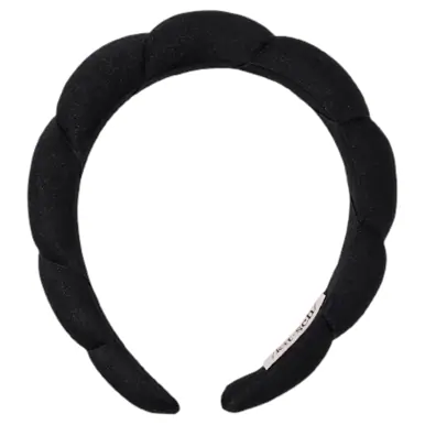 Kitsch Black Cloud Headband: Eco-Friendly Hair Accessory