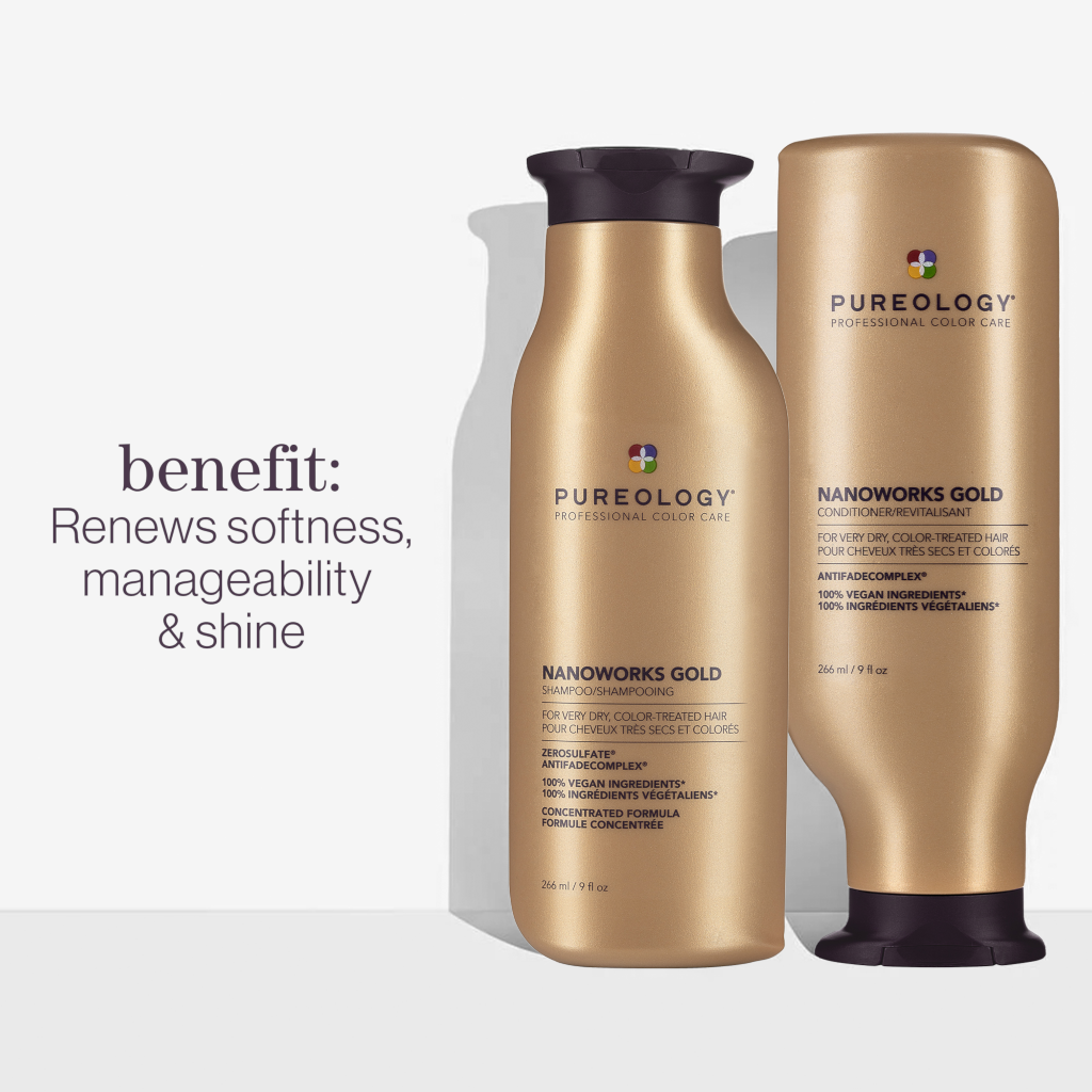 Pureology Nanoworks Gold Shampoo 266ml - Adore Beauty