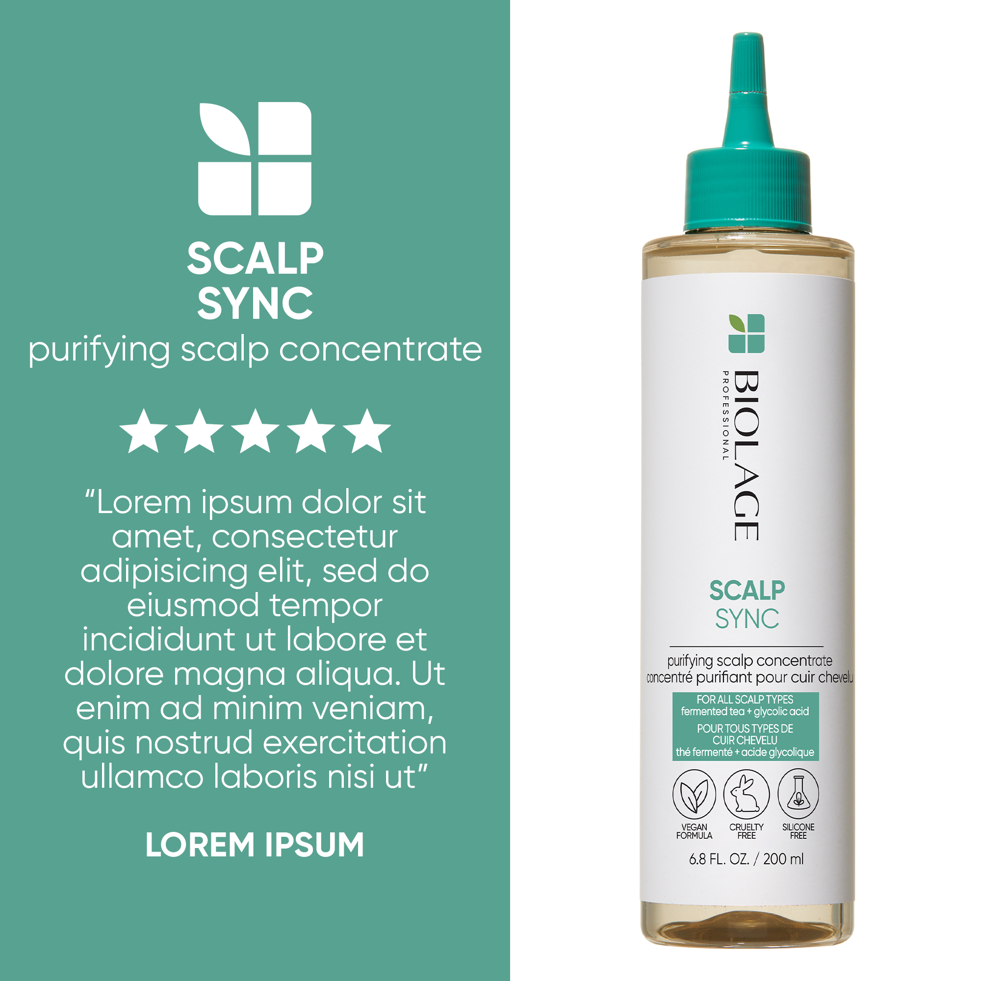 Biolage Scalp Sync Purifying Scalp Concentrate - 200ml