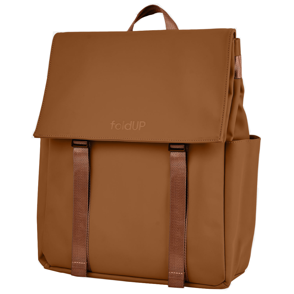 foldUP The Everyday Bag - Rust Backpack- Adore Beauty