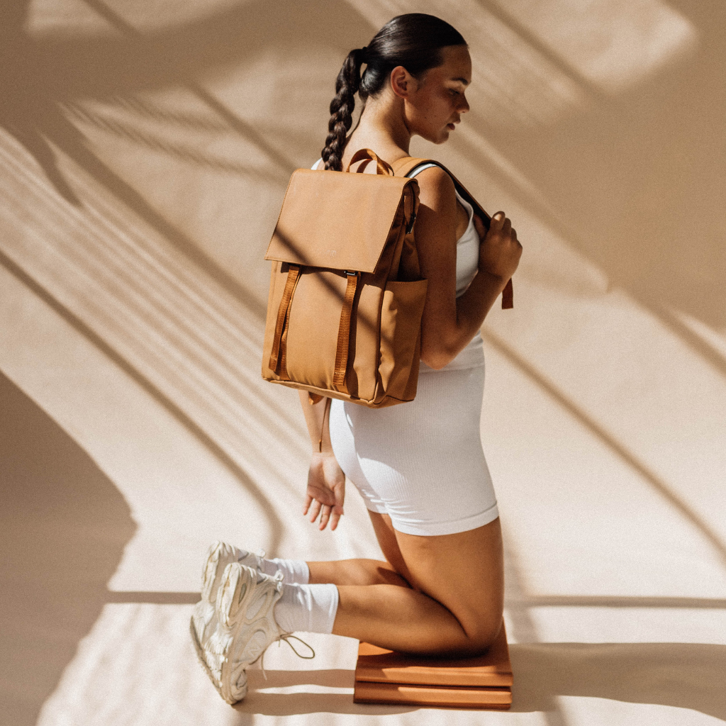 foldUP The Everyday Bag - Rust Backpack- Adore Beauty