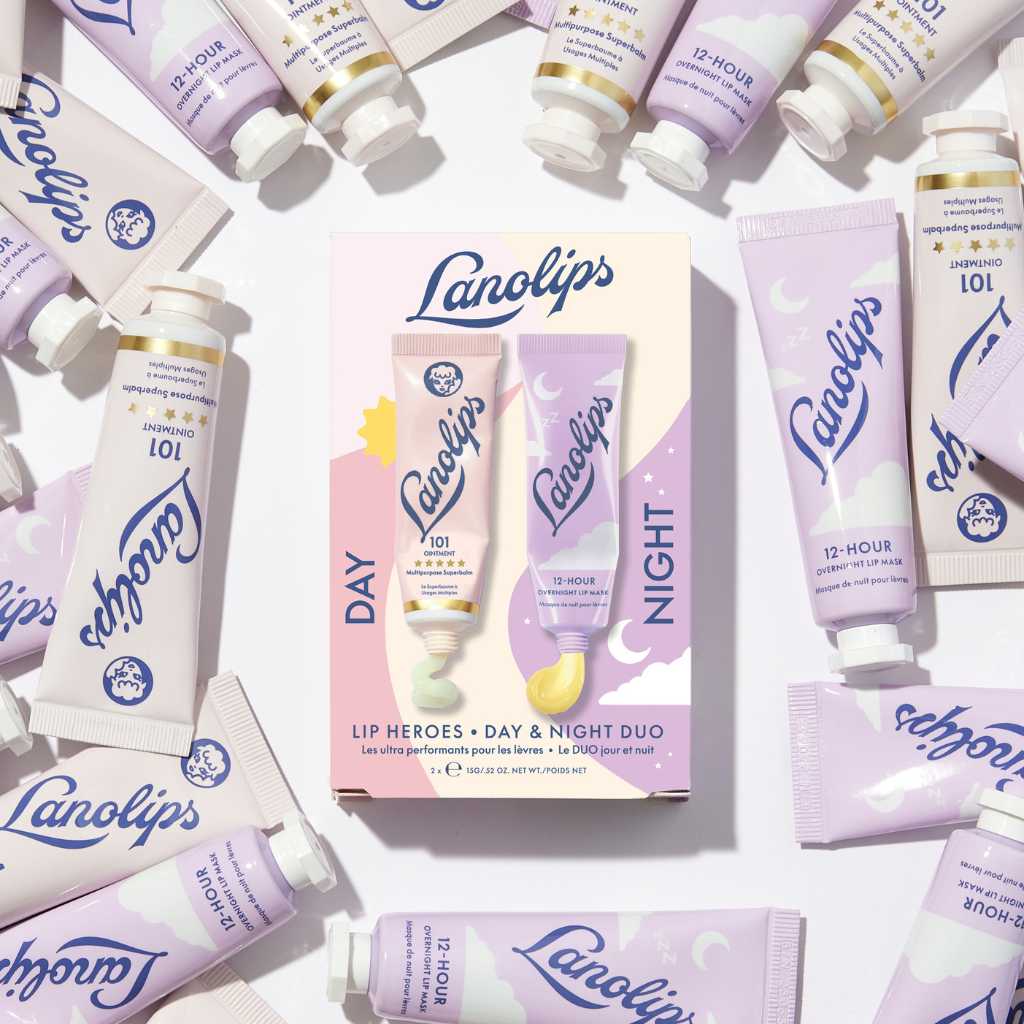 Lanolips Lip Heroes Day & Night Duo (2 x 10g) AU | Adore Beauty