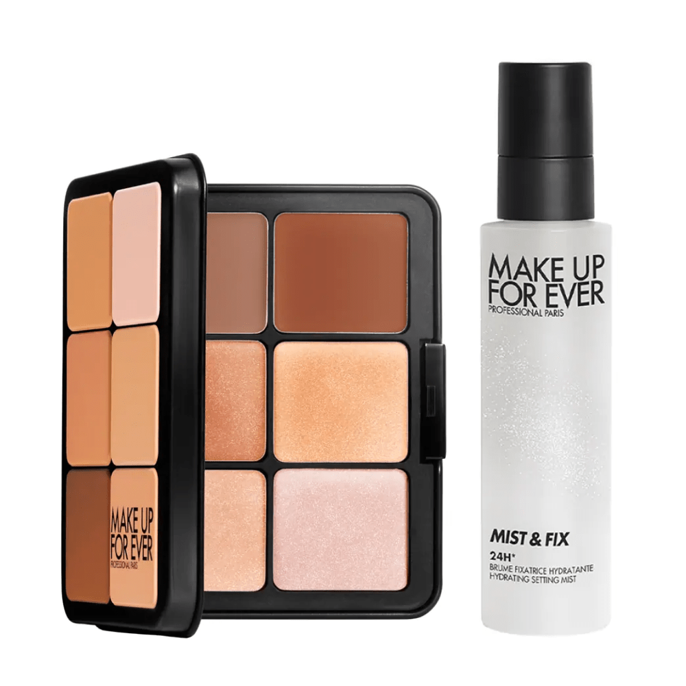 MAKE UP FOR EVER HD SKIN Sculpting palette and 100ml Mist&Fix Bundle AU ...