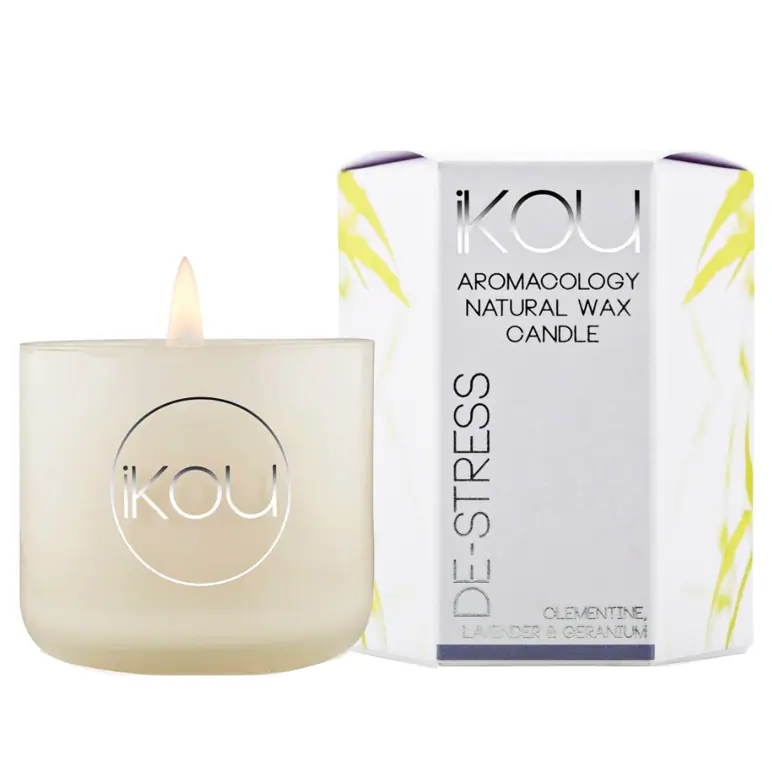 iKOU De-stress Eco-Luxury Candle Small - Adore Beauty