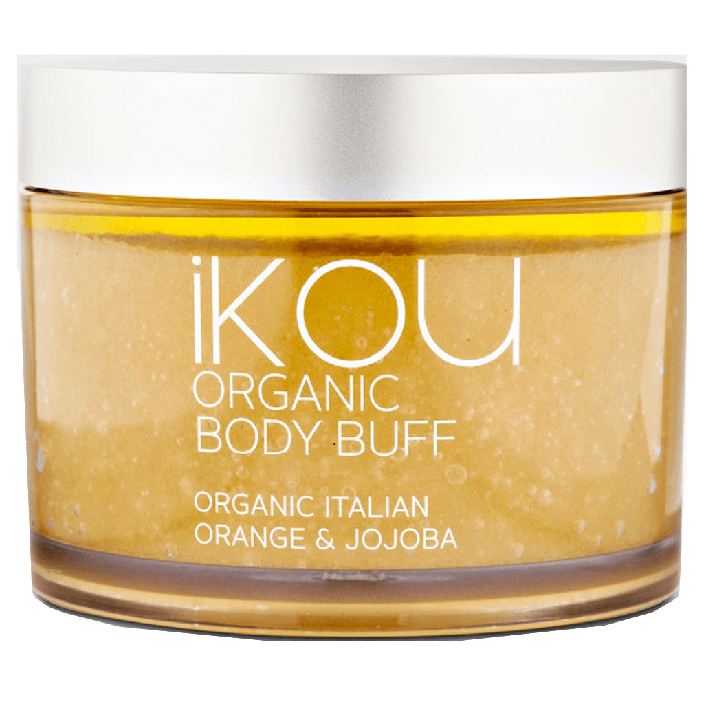 iKOU Organic Body Buff Italian Orange & Jojoba 300g - Adore Beauty