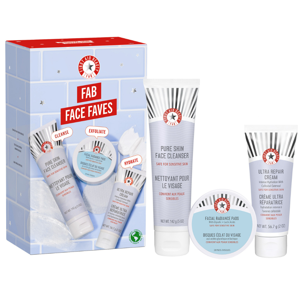 FIRST AID BEAUTY Faves Face Kit 3pc AU | Adore Beauty