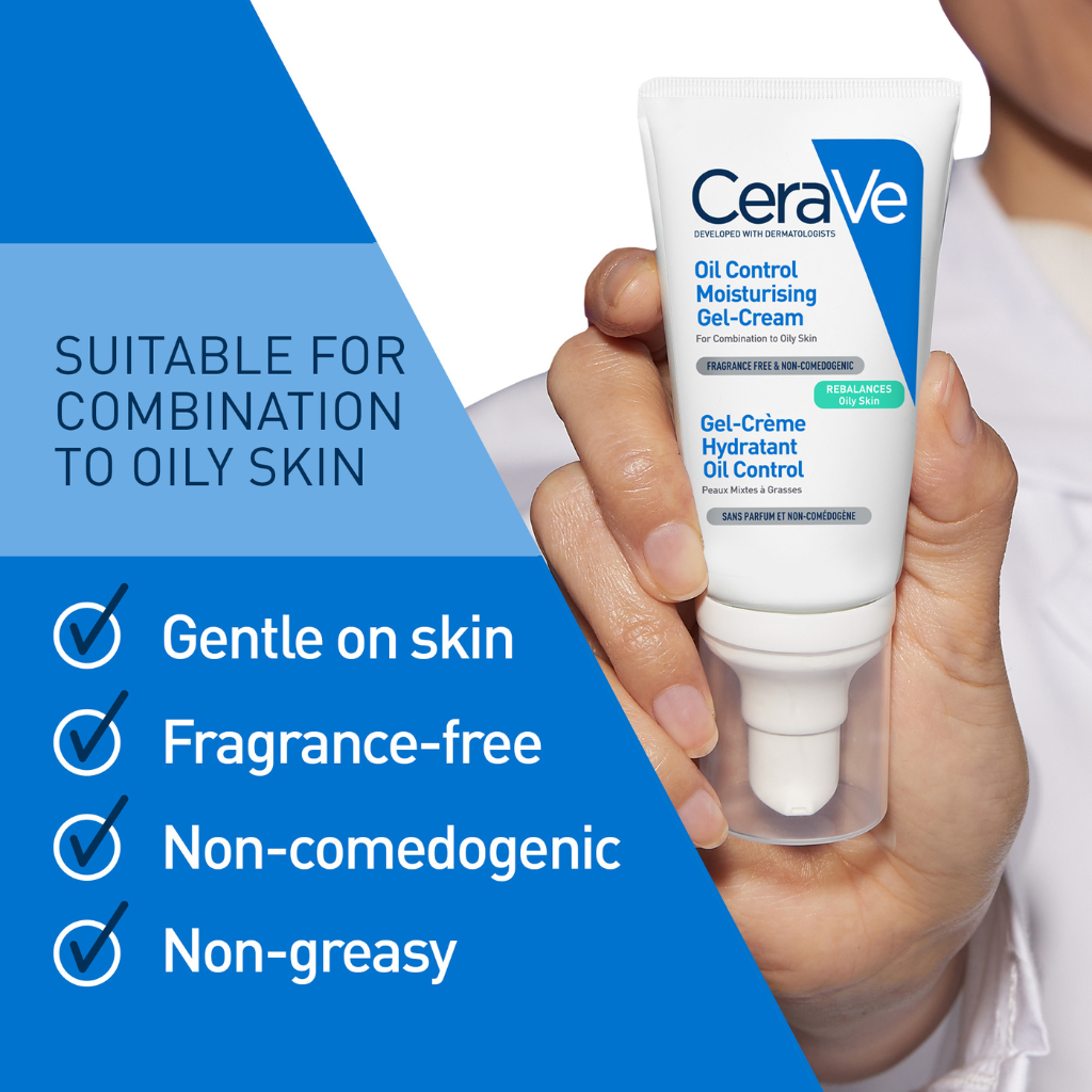 CeraVe Oil Control Moisturising Gel-Cream (52ml) - Adore Beauty