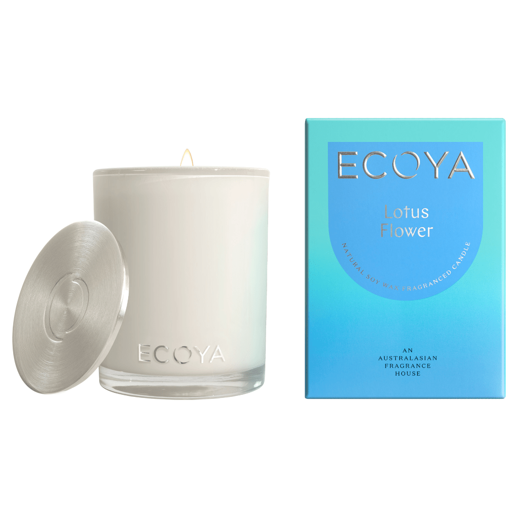 ECOYA Lotus Flower Madison Candle 400g - Sensual & Calming