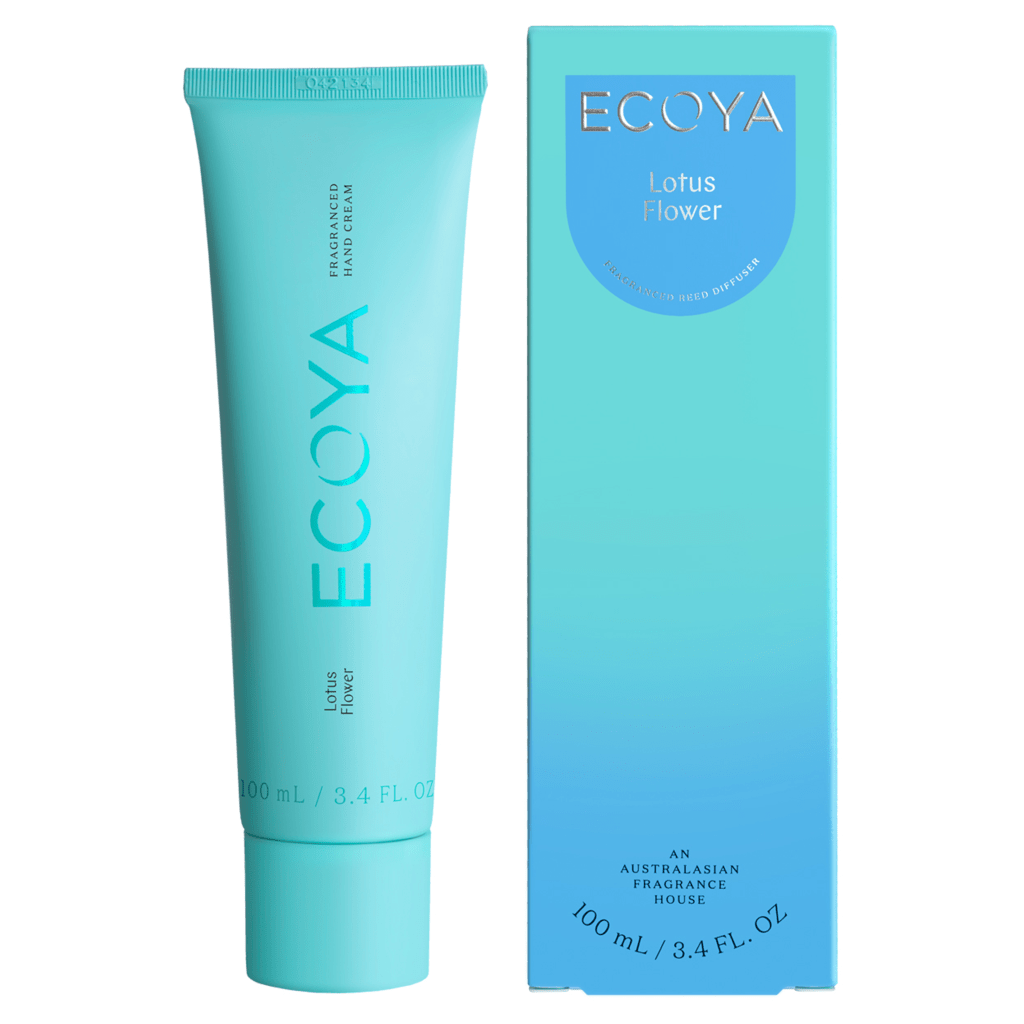 ECOYA Lotus Flower Hand Cream 100ml - Nourishing & Floral