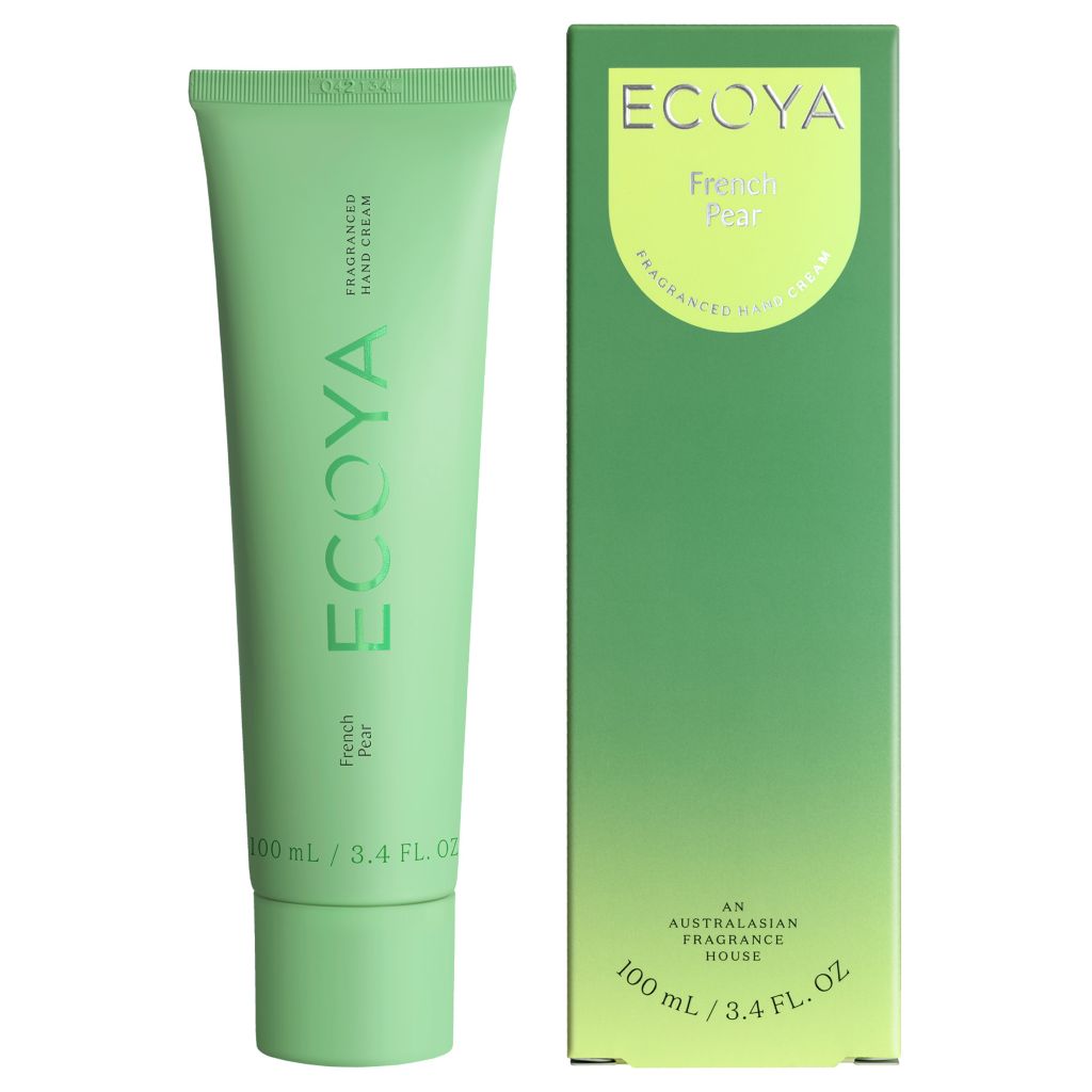 ECOYA French Pear Hand Cream 100ml - Nourishing & Luxurious