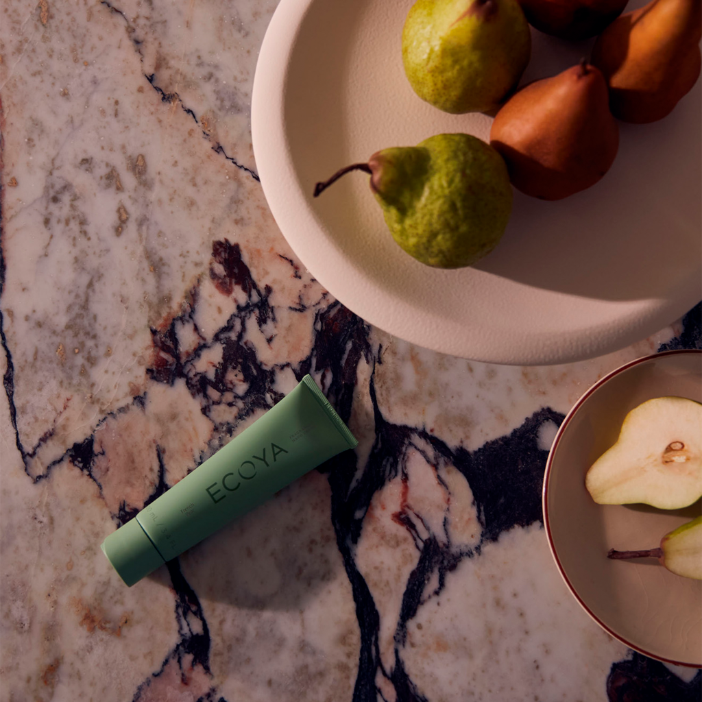 ECOYA French Pear Hand Cream 100ml - Nourishing & Luxurious