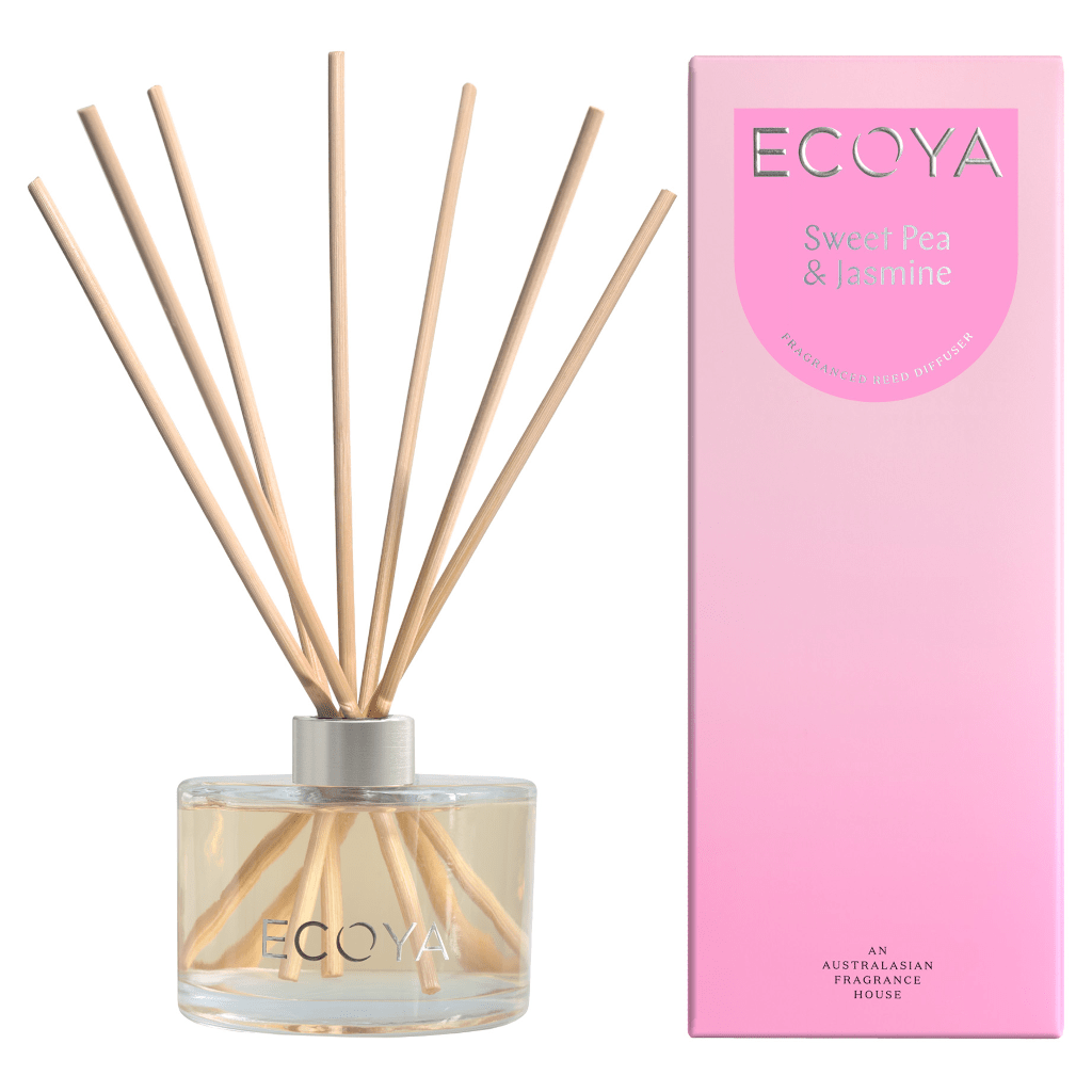 ECOYA Sweet Pea & Jasmine Diffuser: Floral Home Fragrance