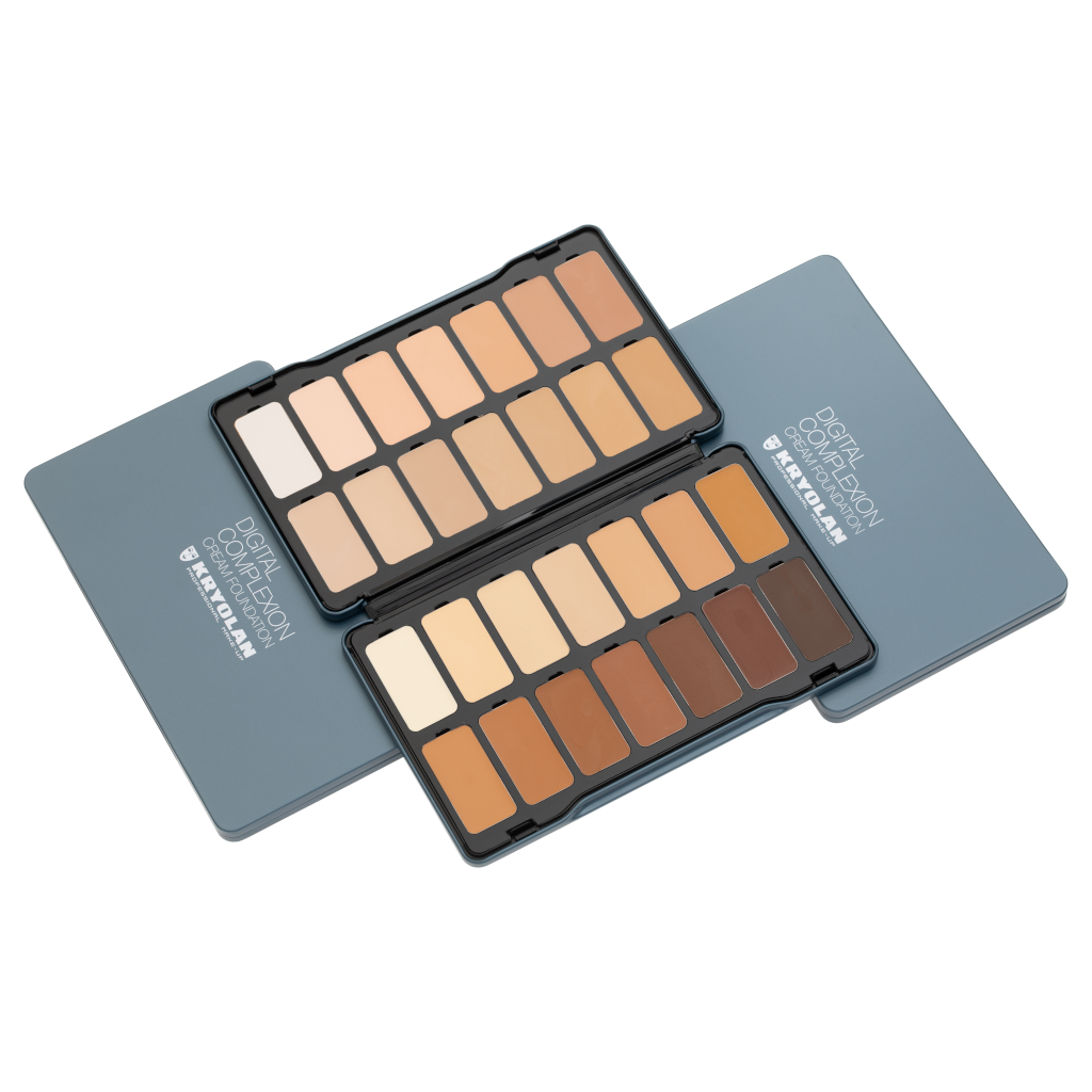 Kryolan Digital Complexion Cream Foundation 28 Pan Palette