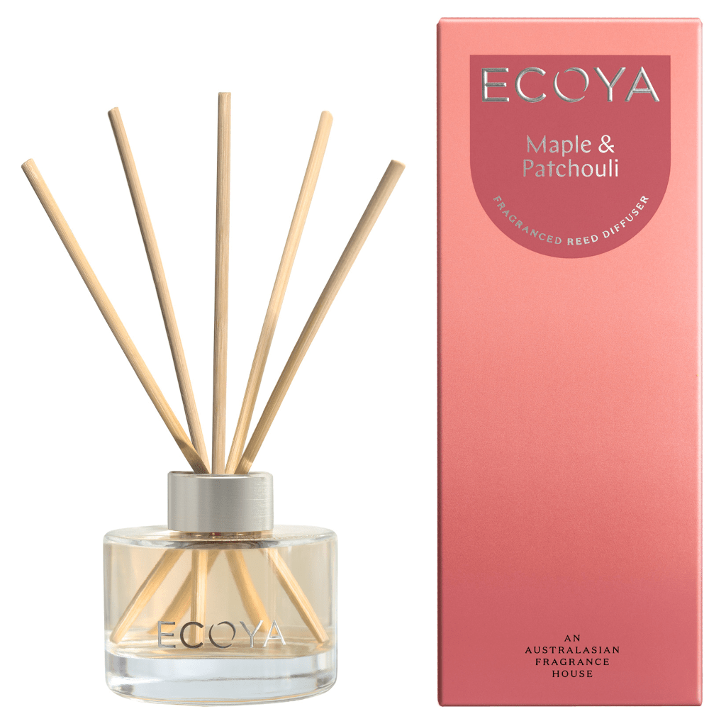 ECOYA Maple & Patchouli Mini Diffuser 50mL - Rich & Exotic Fragrance