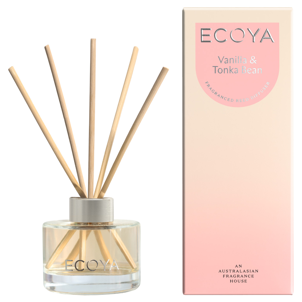 ECOYA Vanilla & Tonka Bean Mini Diffuser 50mL - Warm & Indulgent