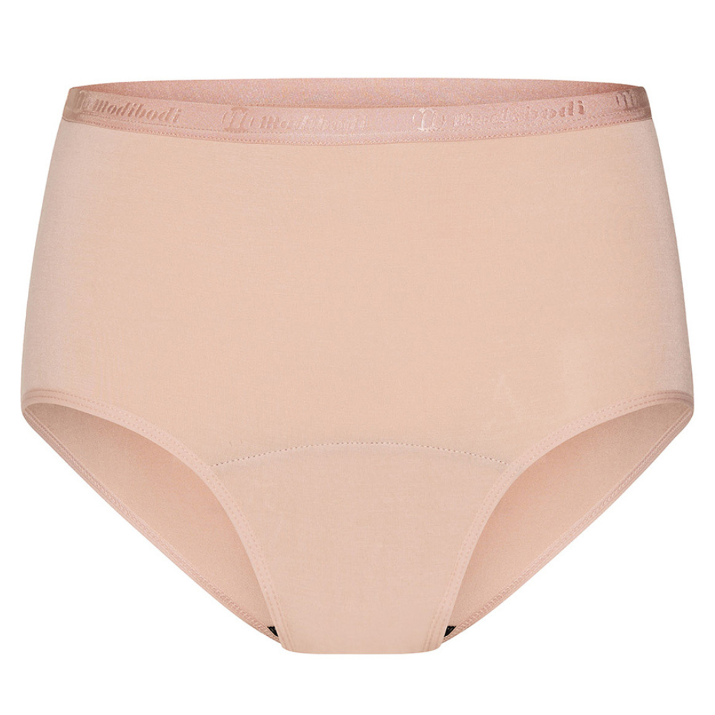 Modibodi Classic Full Brief Light-Moderate Beige Period Undies - Adore ...