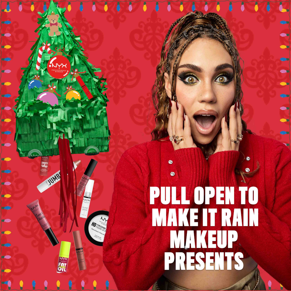 NYX Professional Makeup Holiday Christmas Tree Pinata 2024
