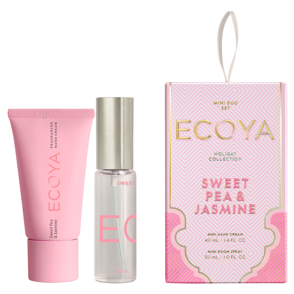 ECOYA Sweet Pea & Jasmine Mini Duo Set - Adore Beauty