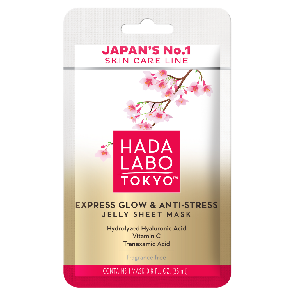 Hada Labo Premium Express Glow & Anti-Stress Jelly Sheet Mask 20ml