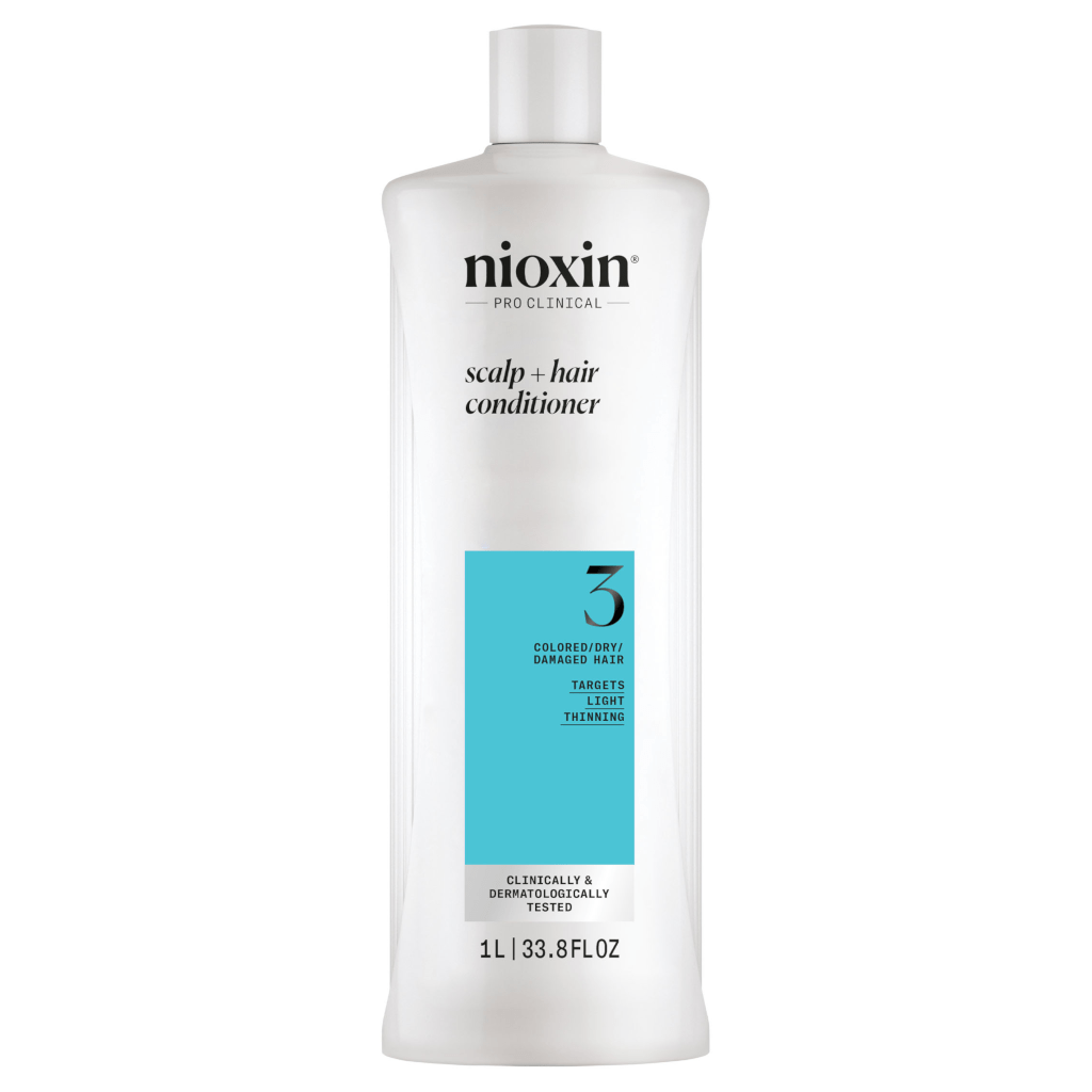 Nioxin System 3 Scalp Hair Thickening Conditioner for Damaged Hair with ...