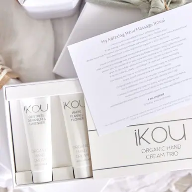 iKOU Organic Hand Cream Trio - Adore Beauty
