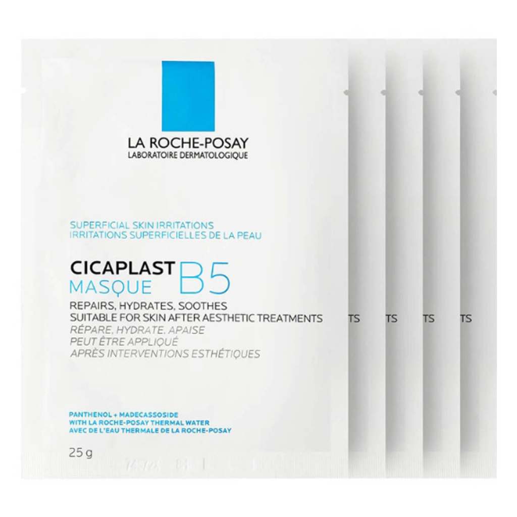 La Roche-Posay Cicaplast Mask B5 Sheet Masks 5 Pack 5x25g - Adore Beauty