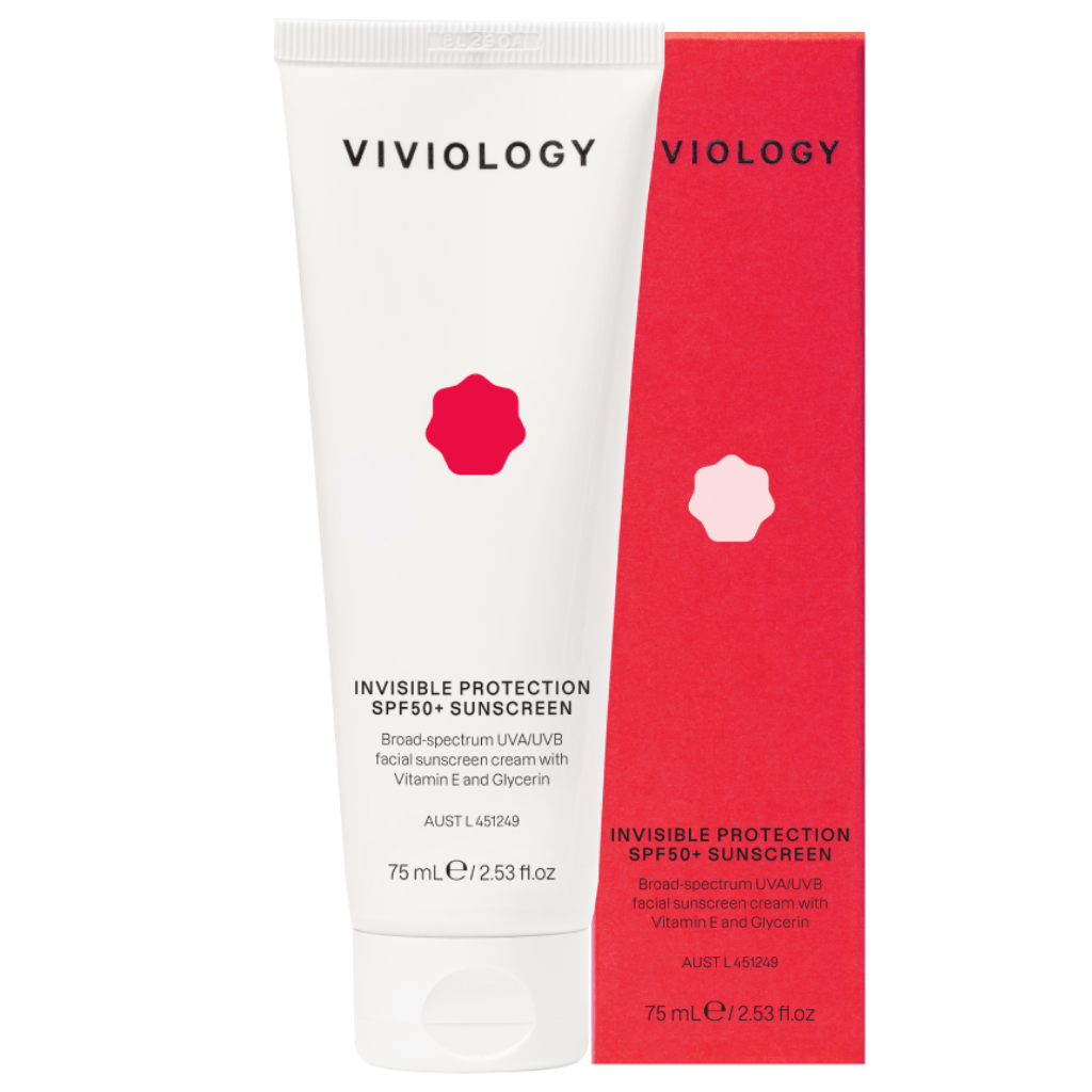 Viviology Invisible Protection SPF50+ Sunscreen 75mL - Adore Beauty