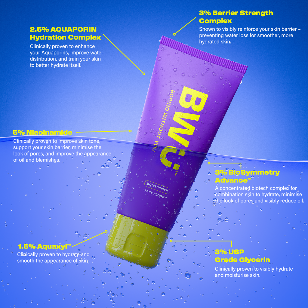 Boring Without You Face Flood™ Soothing Hydrating Gel Moisturiser ...
