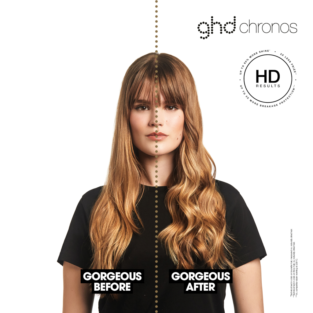 ghd Chronos Straightener Black: Fast, Shiny, Protective Styling