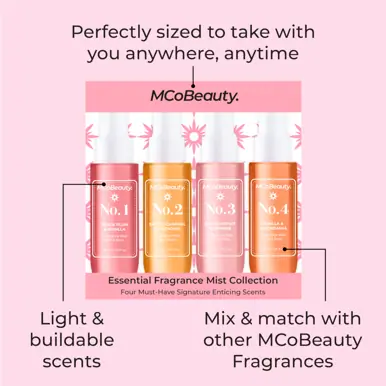 MCoBeauty Fragrance Mist Hair & Body 30mL 4 Piece Set