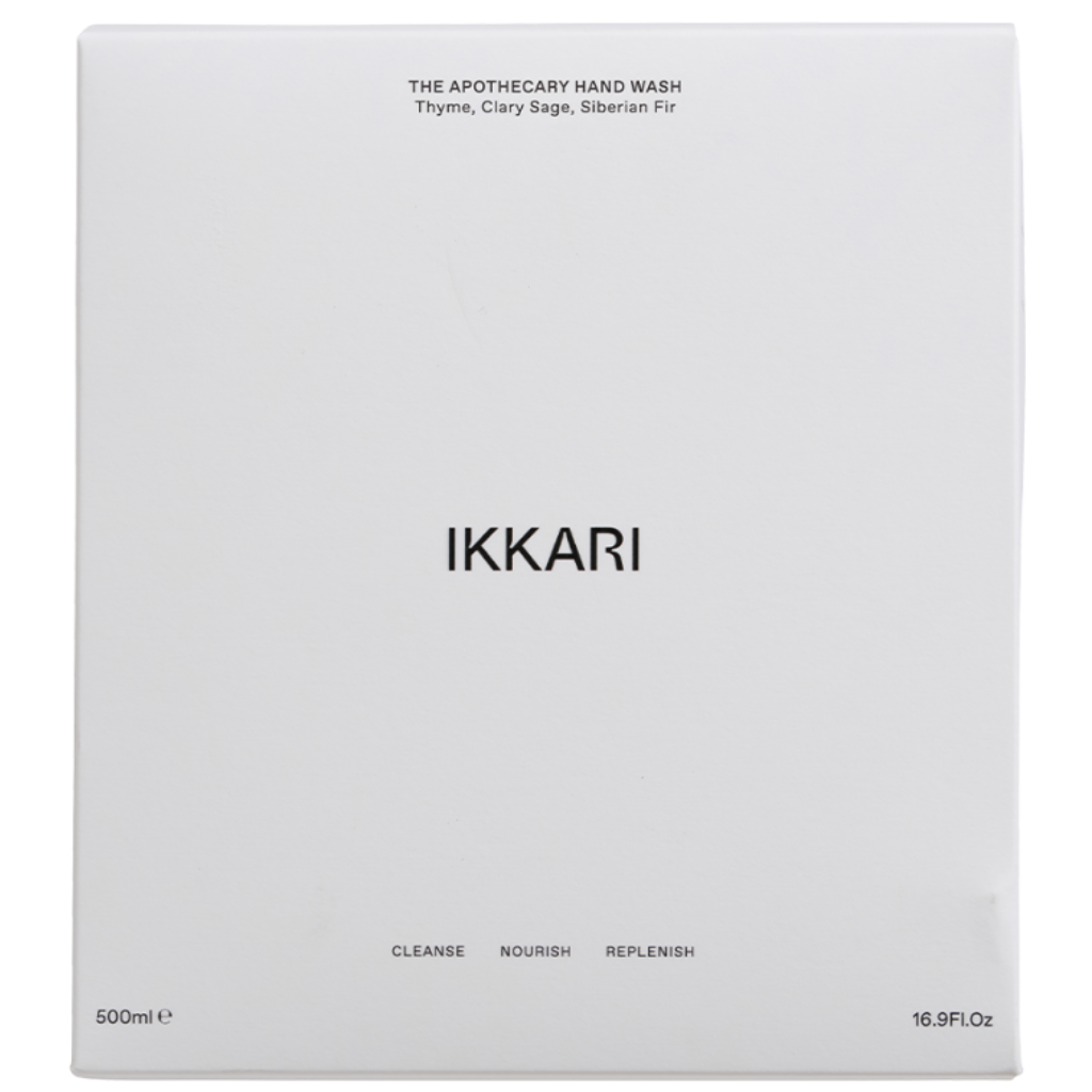 IKKARI The Apothecary Hand Wash Thyme, Clary Sage, Siberian Fir - Adore ...