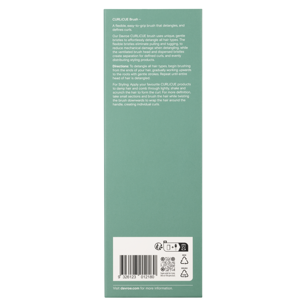 Davroe CURLiCUE Curl Brush | Detangle & Define Curls