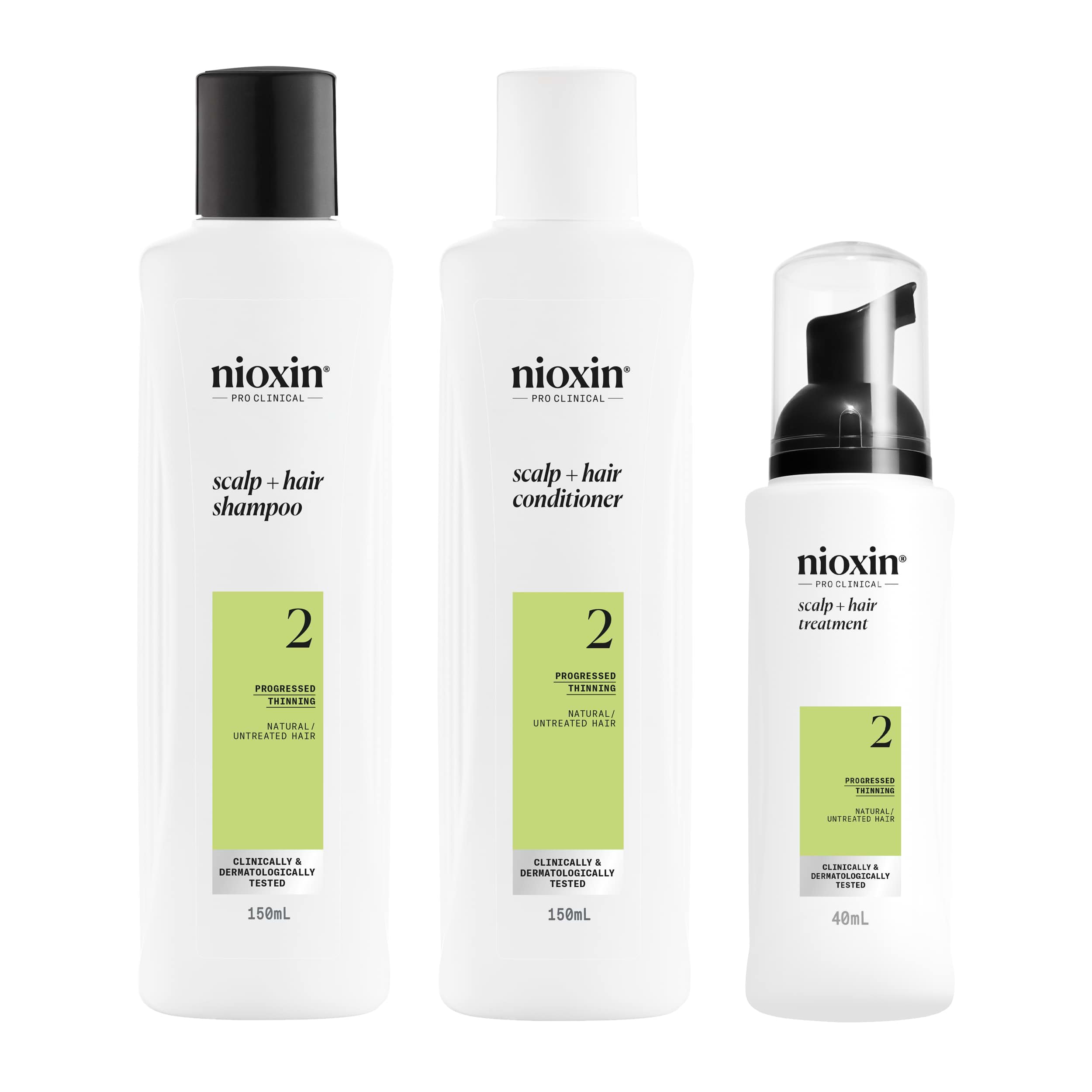 Nioxin Scalp + Hair Thickening System 2 | For Natural Hair with ...