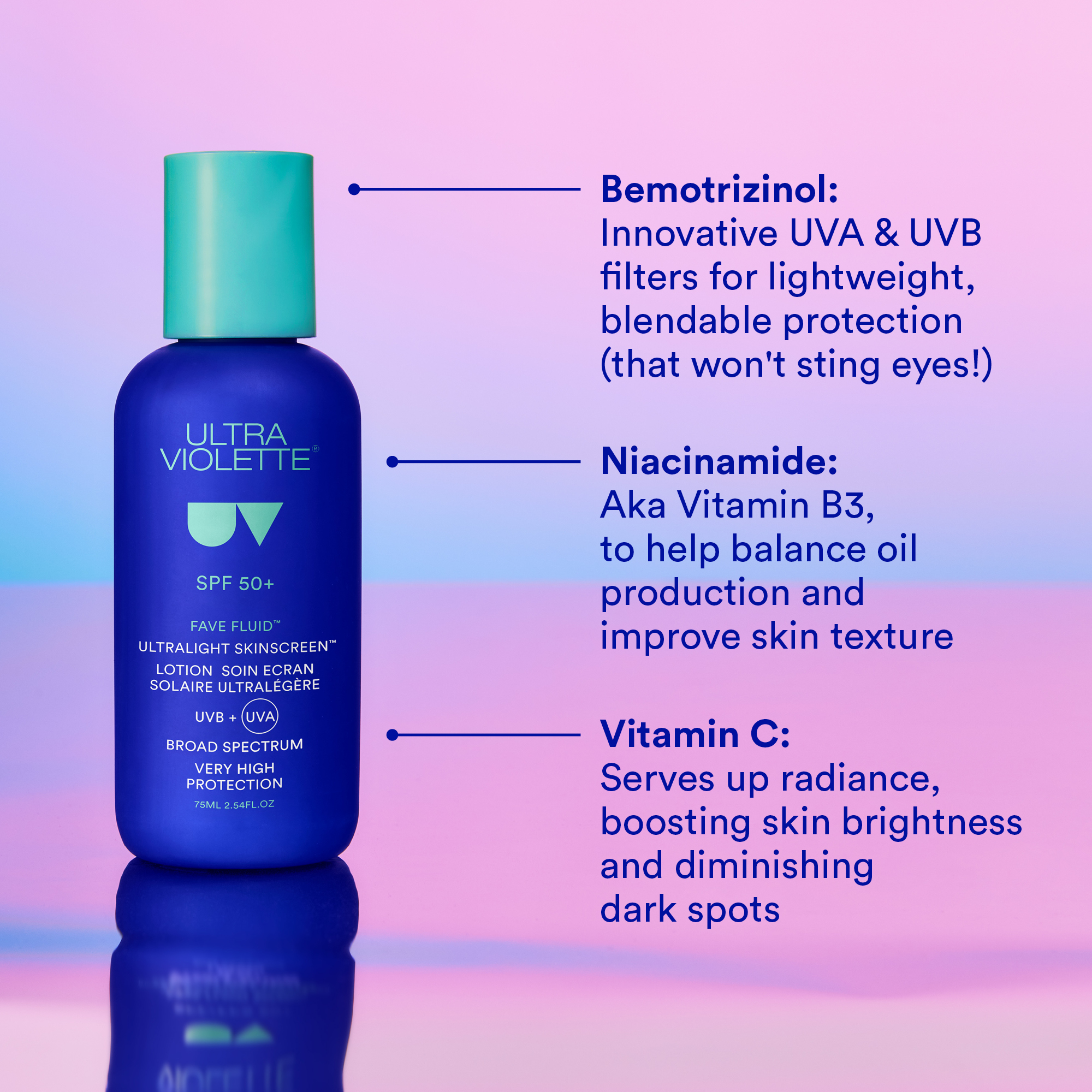 Ultra Violette Fave Fluid SPF50+ SKINSCREEN - Adore Beauty