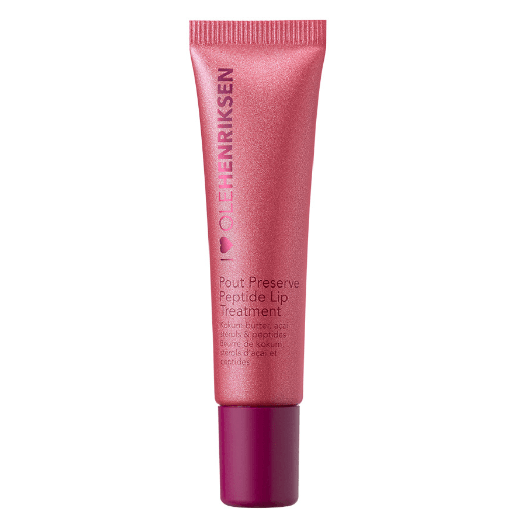 Ole Henriksen Pout Preserve Peptide Lip Treatment, Lingonberry Jam Glimmer