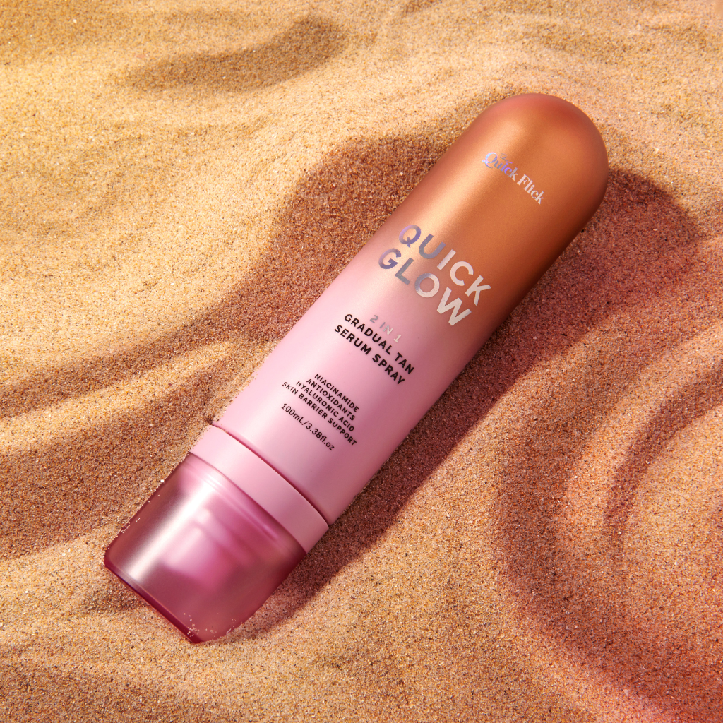The Quick Flick Quick Glow Gradual Tan Serum Spray