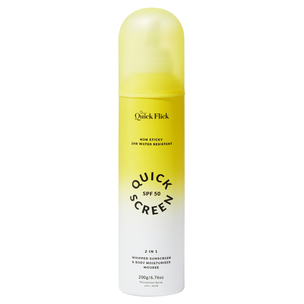 The Quick Flick Quick Screen Whipped Sunscreen Mousse