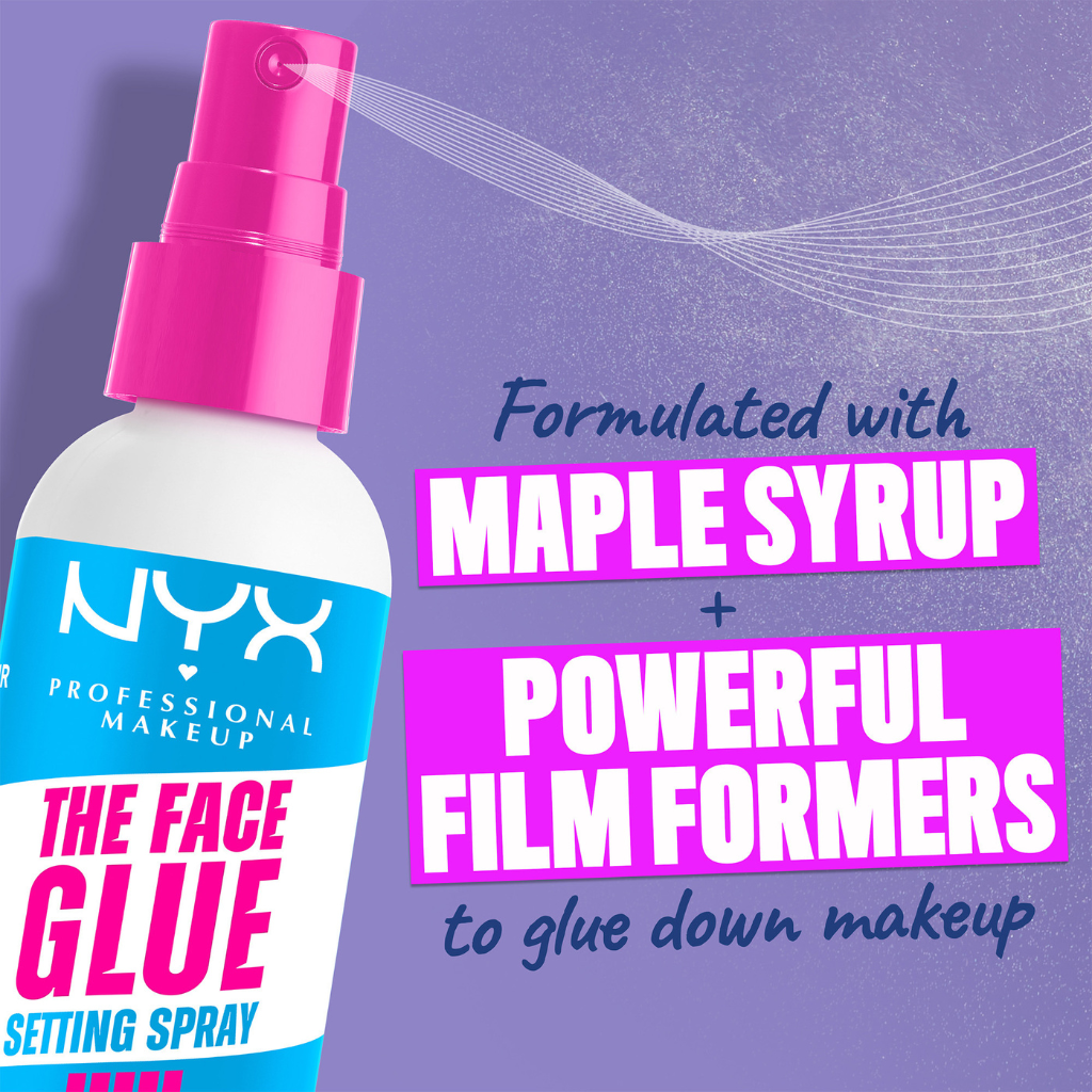 NYX Professional Makeup THE FACE GLUE SETTING SPRAY - Adore Beauty