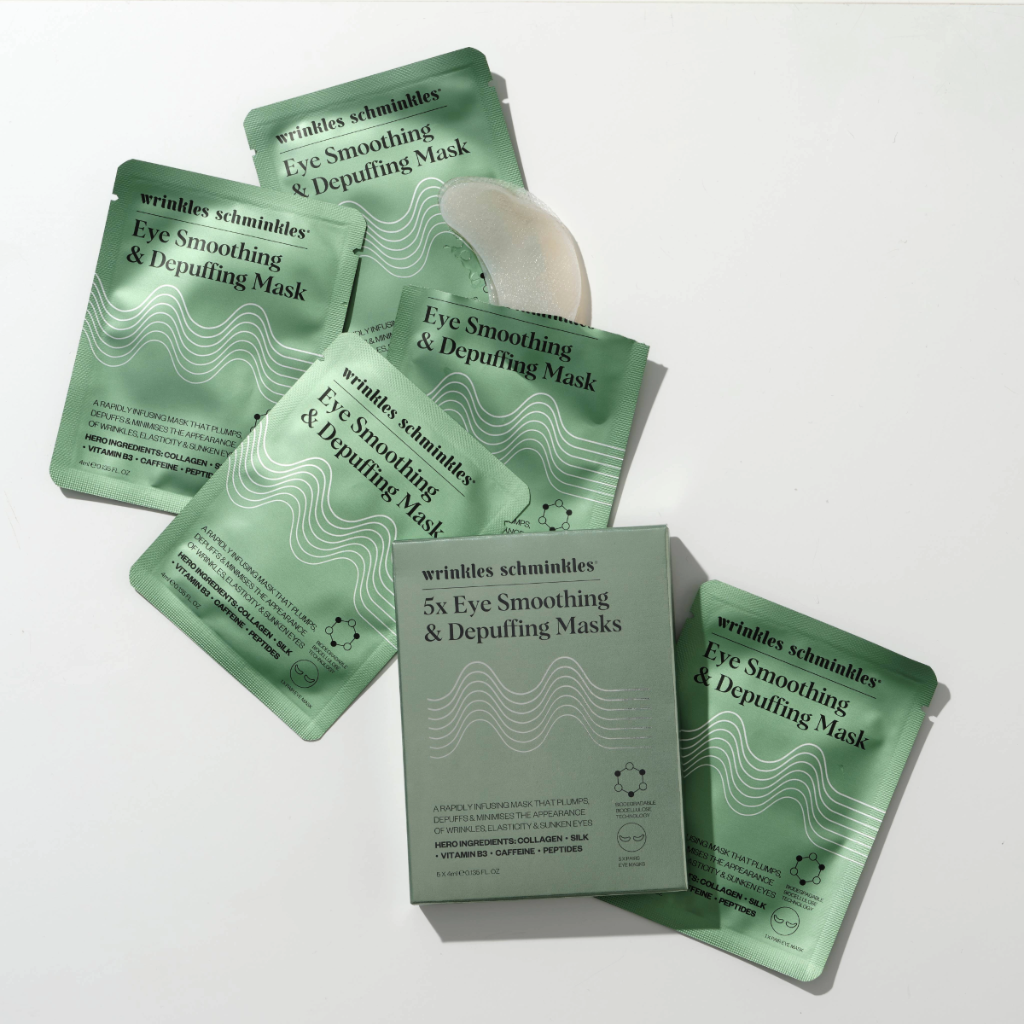 Wrinkles Schminkles Eye Smoothing & Depuffing Sheet Mask - 5 Pack