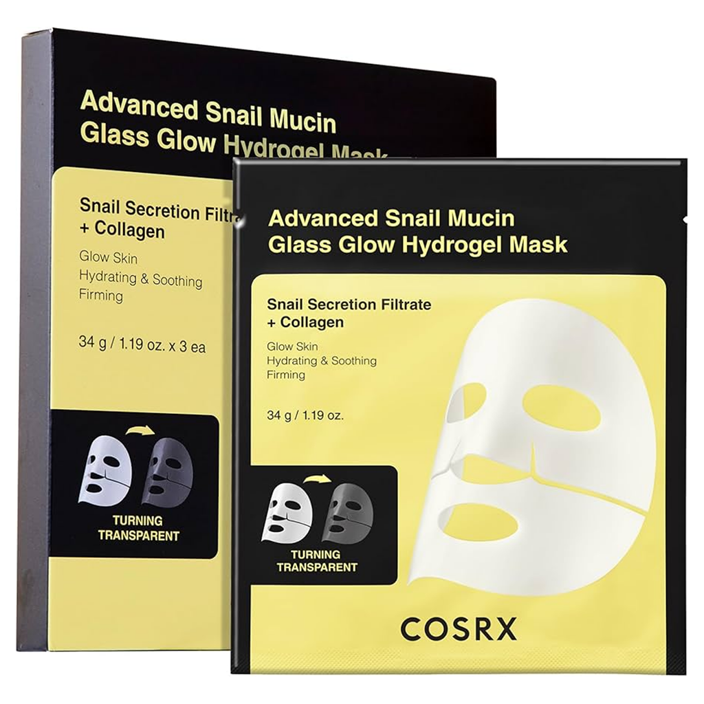 COSRX Advanced Snail Mucin Glass Glow Hydro Mask (3 Sheet)