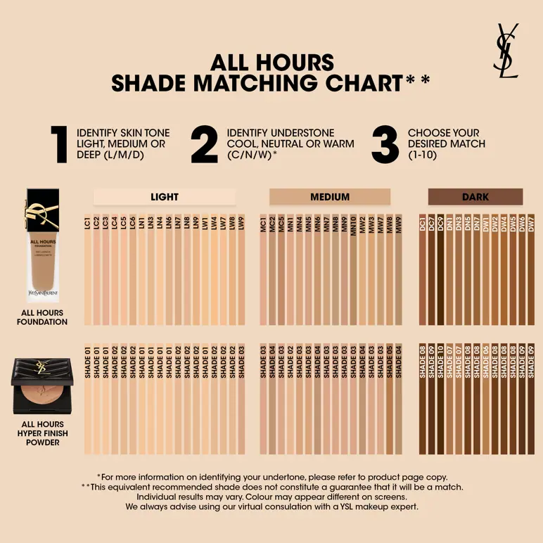 Yves Saint Laurent All Hours Liquid Foundation AU | Adore Beauty