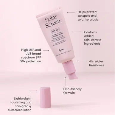 Gem Solar Screen Hydrating Face Sunscreen Lotion 50ml - Adore Beauty