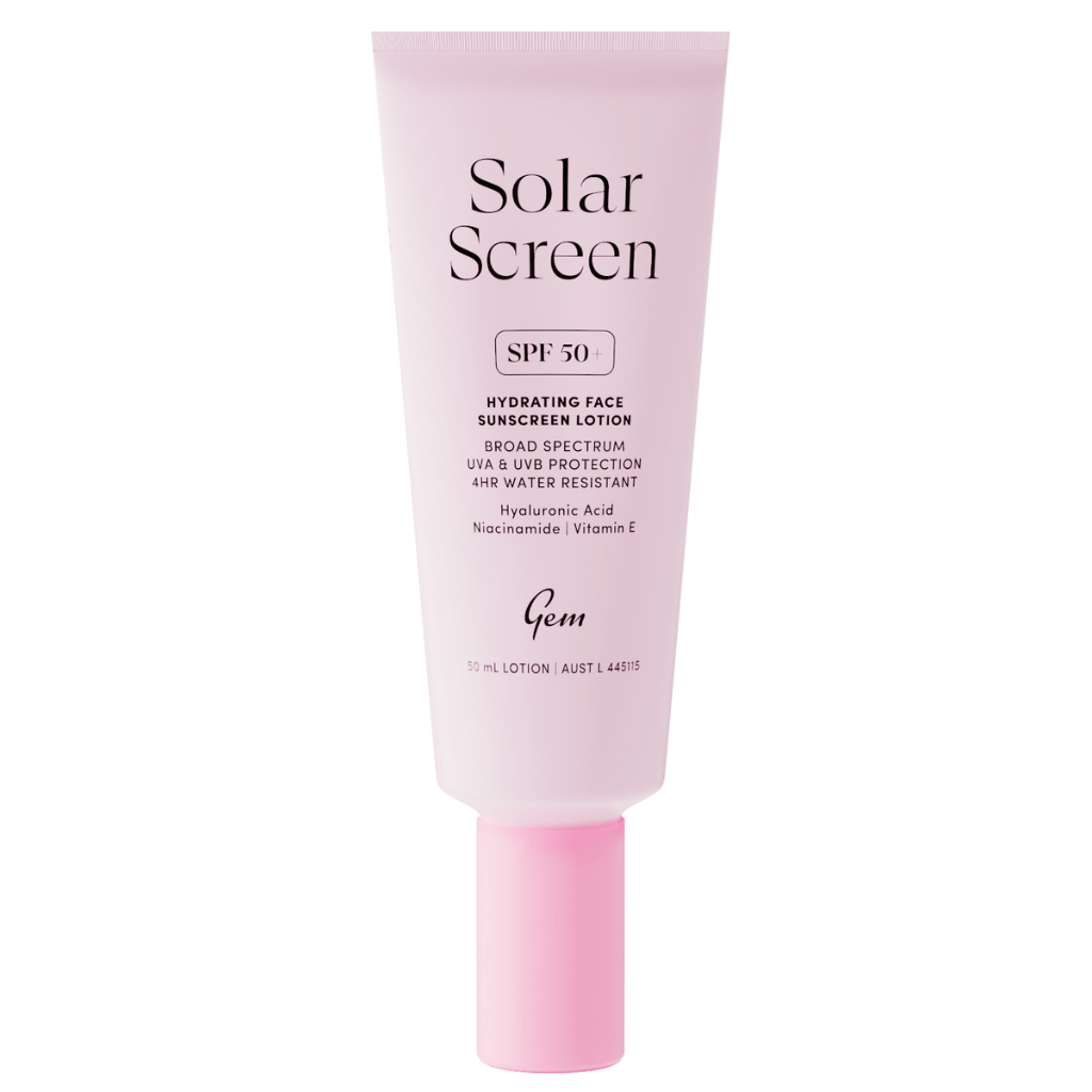 Gem Solar Screen Hydrating Face Sunscreen Lotion 50ml - Adore Beauty