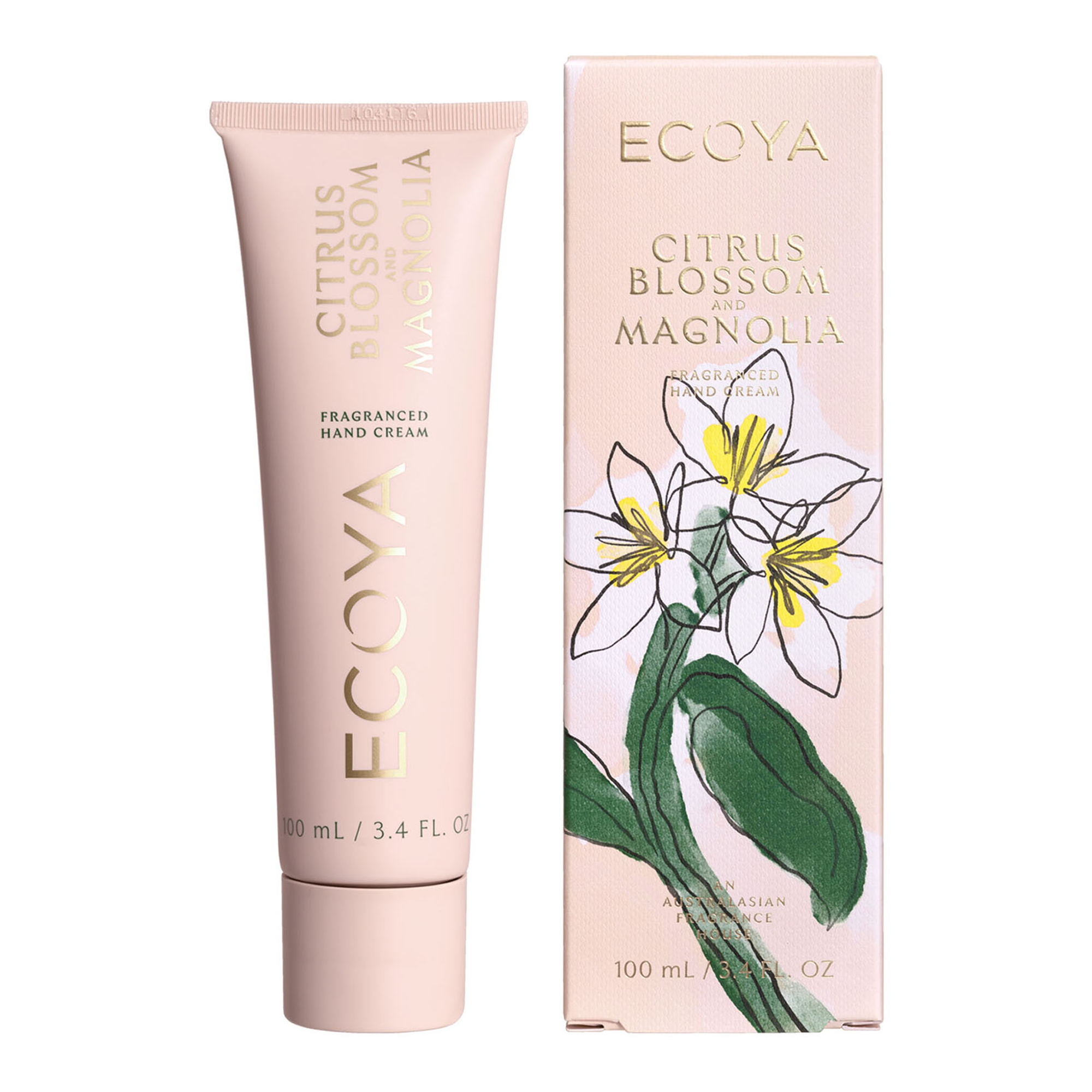 ECOYA Citrus Blossom & Magnolia Hand Cream 100ml