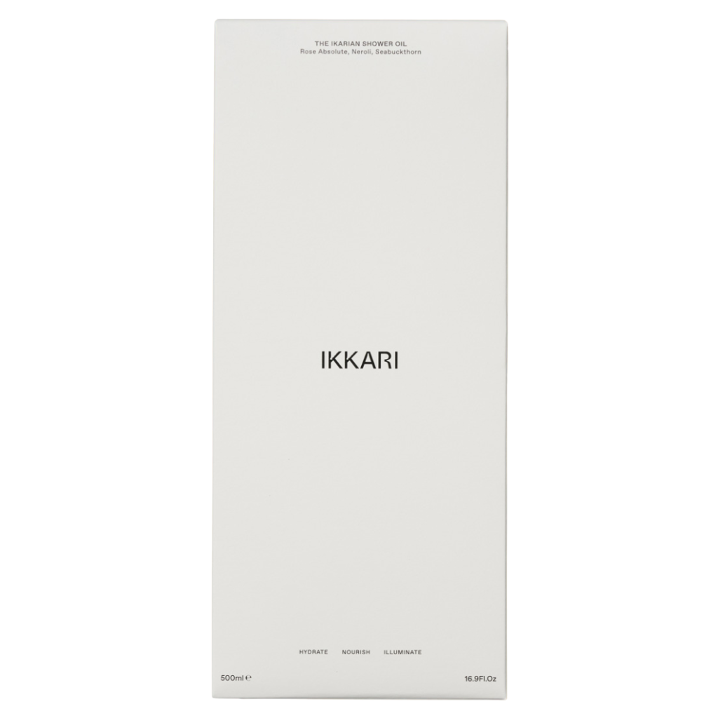 IKKARI Rose Absolute, Neroli, Seabuckthorn Shower Oil